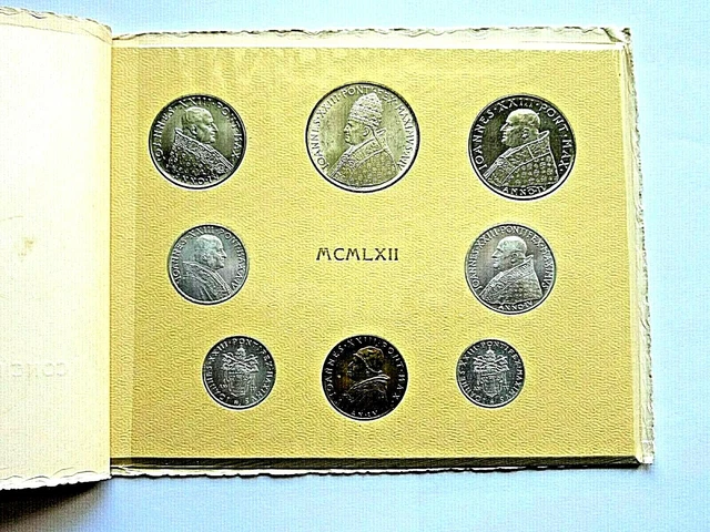 TRES RARE SERIE Vatican 1962 - 8 Pièces En Lires Neuves EUR 57,50 - PicClick FR